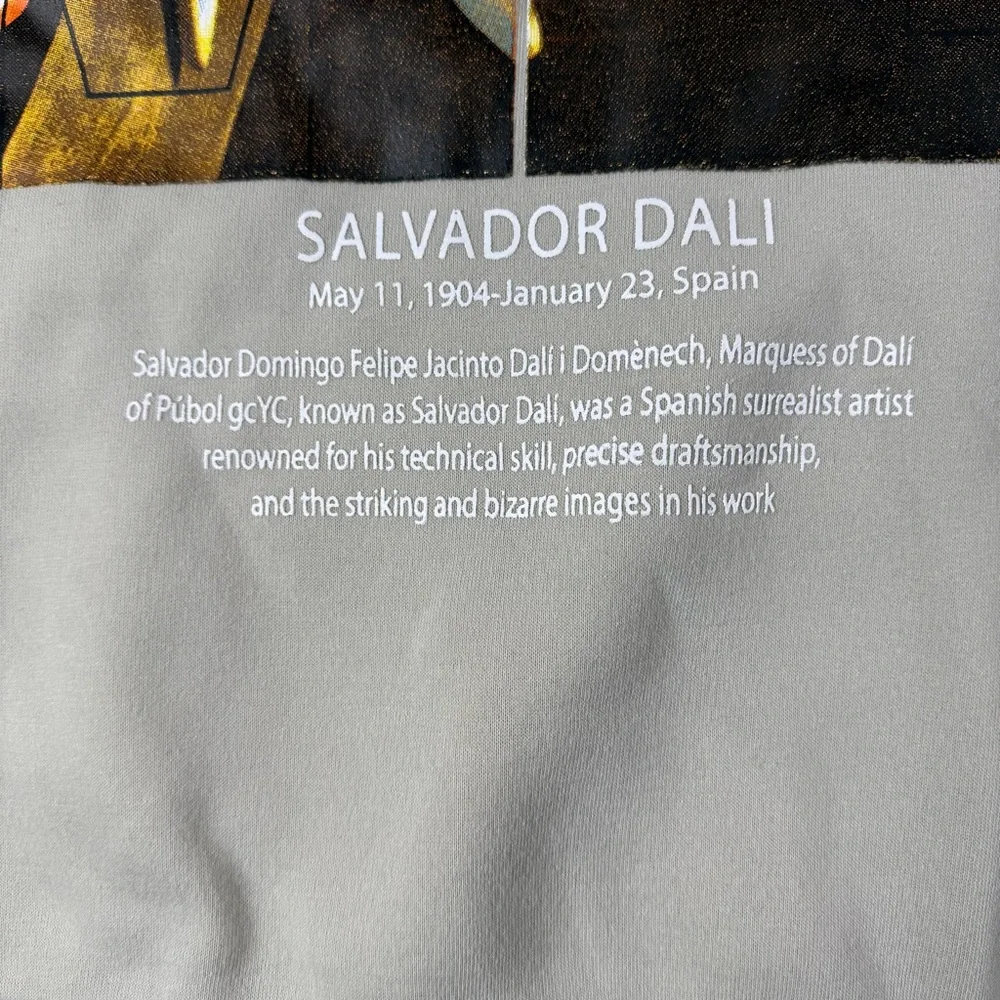 Sweaters | Rgstr Seal Color Hoodie Mens Large With Salvador Dali Print ...